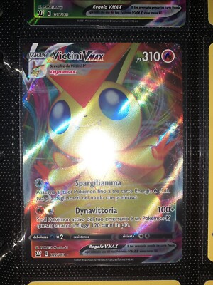 Pokémon Carta Victini Vmax Stili di Lotta 22/163 - Italiana Ita Full ...