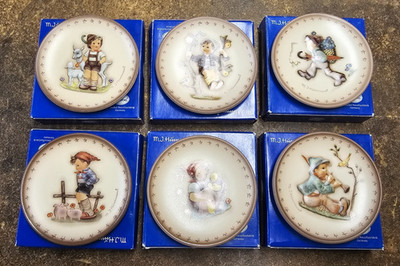Lot of 6 Hummel Goebel Miniature Plates original plates | eBay