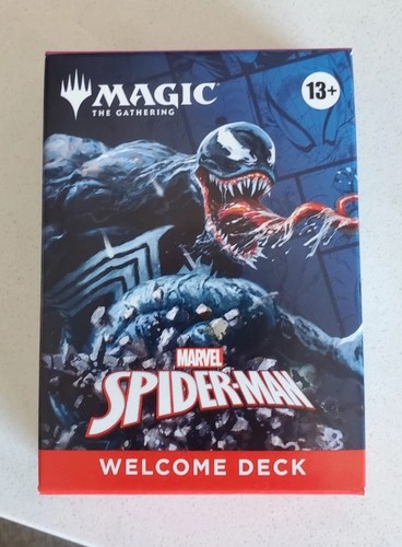 BLACK MTG Marvel Spiderman Welcome Deck - SDCC 2025 Magic The Gathering ...