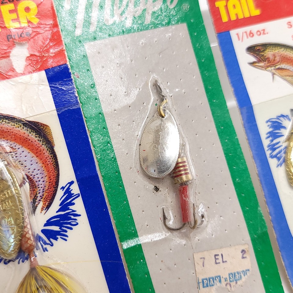 Vintage MEPPS AGLIA Killer Rooster Tail Spinner Fishing Fish Lure | eBay