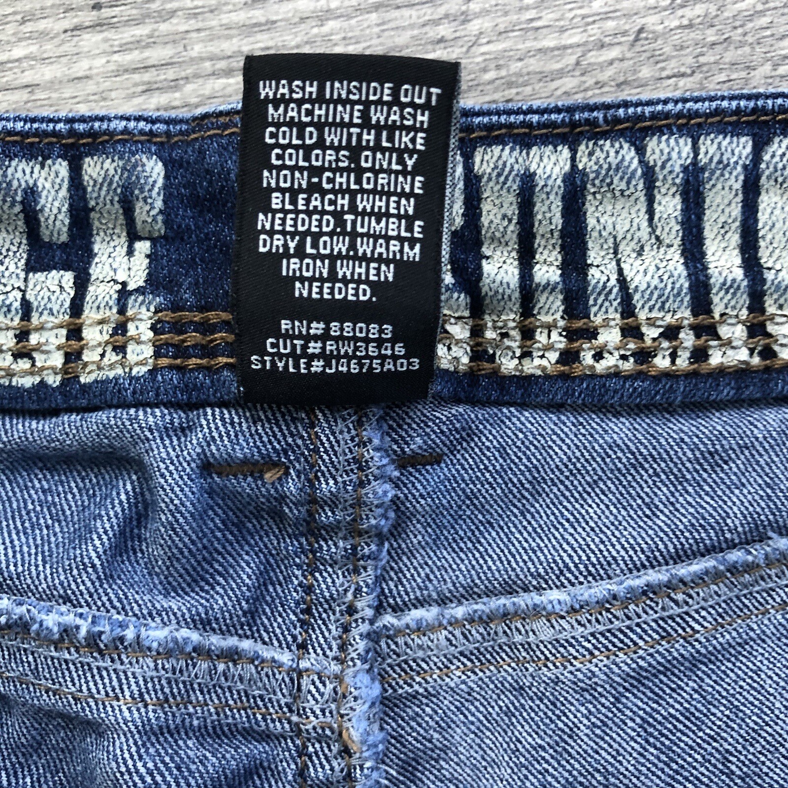 Rewash The Wedge Vintage Reunion Shorts Button Fly … - Gem