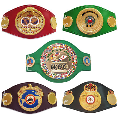 Ultimate Boxing Championship Adult Belt Collection - WBC, WBO, WBA, IBF ...