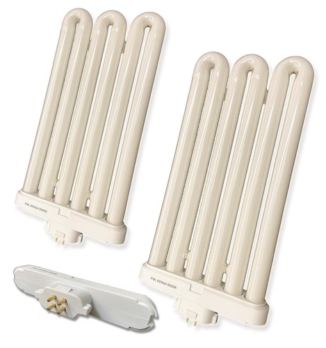 65Watt FML65/6500K Daylight Triple Tube Fluorescent Light Bulb, 4-Pin ...
