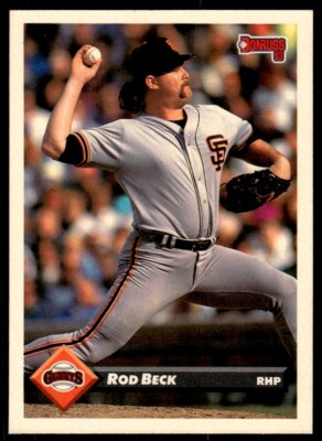 1993 Donruss Baseball Card Rod Beck San Francisco Giants #420 | eBay
