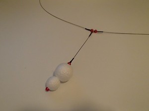BOSS PIKE RIGS - 6 X Snowman Pop Up Rigs - Pike wire traces | eBay