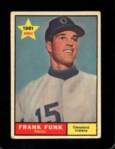 1961 TOPPS #362 FRANK FUNK VG (RC) INDIANS *X41506 | eBay