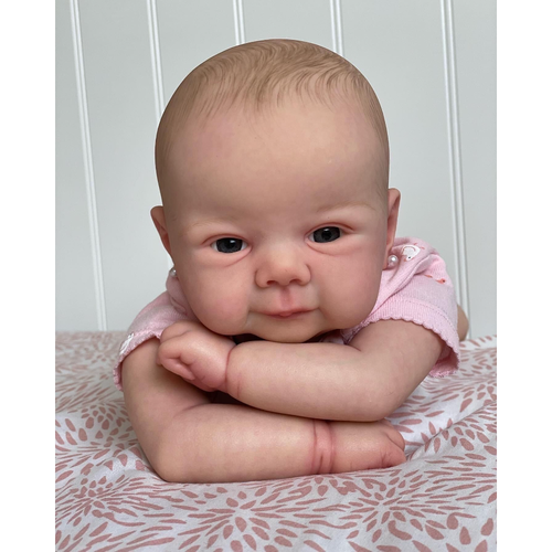 49CM Reborn Baby Girl Doll Soft Cloth Body Lifelike Newborn Doll ...