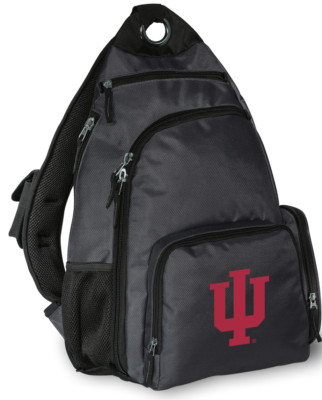 IU Backpack CROSS BODY STYLE Strong Ballistic NylonIU Logo BACKPACKS | eBay