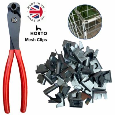 WIRE MESH CLIPS (Large) Gabions, Cage making, Mesh Panels *UK MADE ...