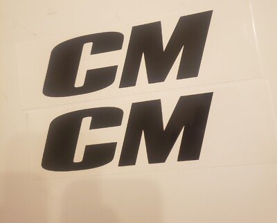CM TRAILERS TRUCK BEDS Decals STICKER (Set of 2) BLACK 12x4 BEST USA | eBay