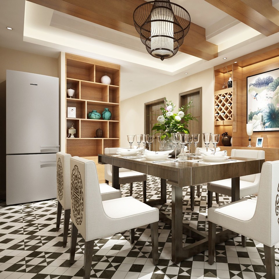 Vinyl Flooring Kitchen Lino Roll Victorian Patterned Tile Effect ...