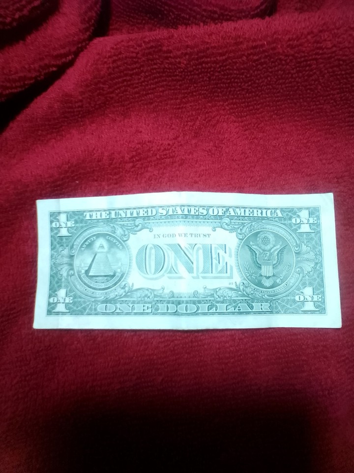 💥💲👉🏻FANCY SERIAL NUMBER $1 Dollar bill! HIGH RATING at 97.4%! RARE ...