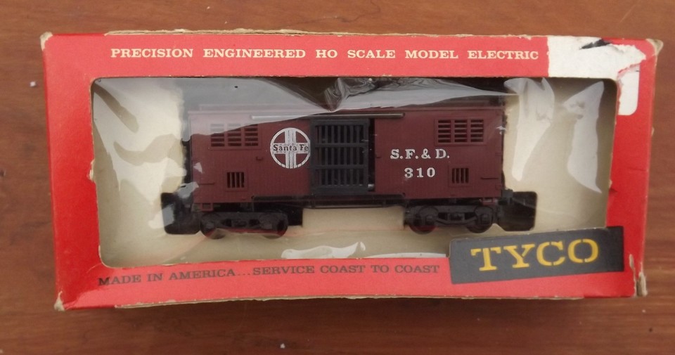 Tyco HO Red Box T323E Santa Fe & Disneyland 1860 Horse Box Car MIB | eBay