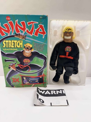 Very Rare! 1992 Cap Toys Figure Stretch Armstrong Ninja with box 15in ...
