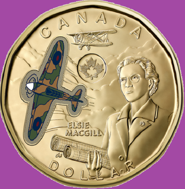 Full Set 2020 - 2024 Canada Colored Loonies. Six One Dollar $1 Coins ...