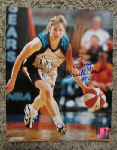 SUZIE McCONNELL-SERIO AUTOGRAPH SIGNED 8 x 10 PHOTO WNBA ROCKERS & PITT ...