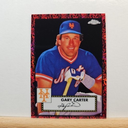 2021 TOPPS Platinum Baseball Gary Carter BLACK RED 70th MINI DIAMOND 2/ ...