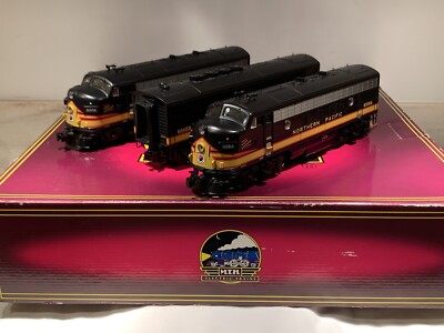 MTH PREMIER NORTHERN PACIFIC F-3 ABA DIESEL ENGINE SET PS2! 20-20045-1 ...