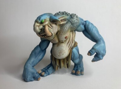 UNPAINTED RIVER TROLL GIANT NPC Fantasy: D&D, Frostgrave, Resin ...