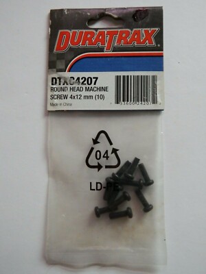DURATRAX - ROUND HEAD MACHINE SCREW 4x12 mm (10) - Model # DTXC4207 | eBay