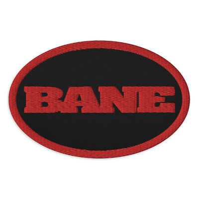 BANE Hardcore Logo Embroidered Patch 4"x2.6" | eBay