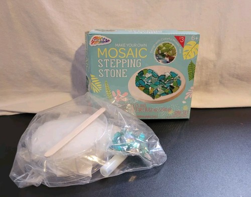 Grafix Make Your Own Mosaic Stepping Stone Complete Kit 842779165838| eBay