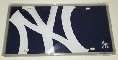 New York Yankees MLB Mega Laser Tag License Plate by WinCraft | eBay