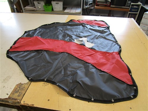 TRACKER TAHOE Q7 (2006 - 2007) COCKPIT & BOW COVER SET BLACK / RED ...