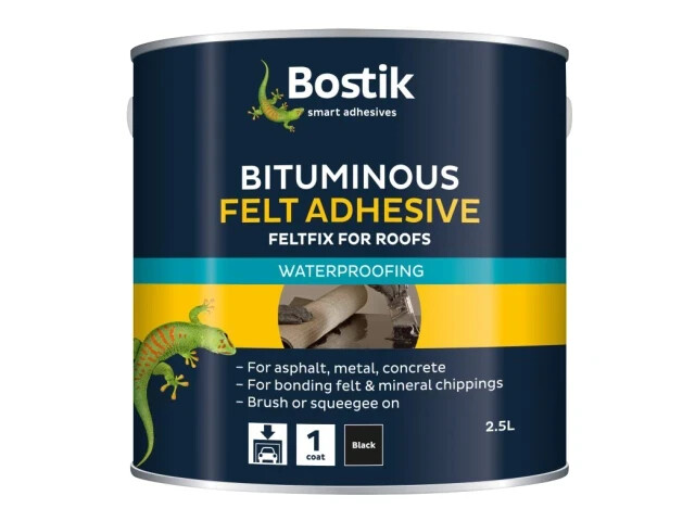 Bostik Bond Roofing Felts to Asphalt Bituminous Felt Adhesive 2.5 litr ...