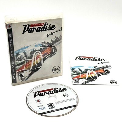 Burnout Paradise PS3 (Sony PlayStation 3, 2008) Complete In Box with ...