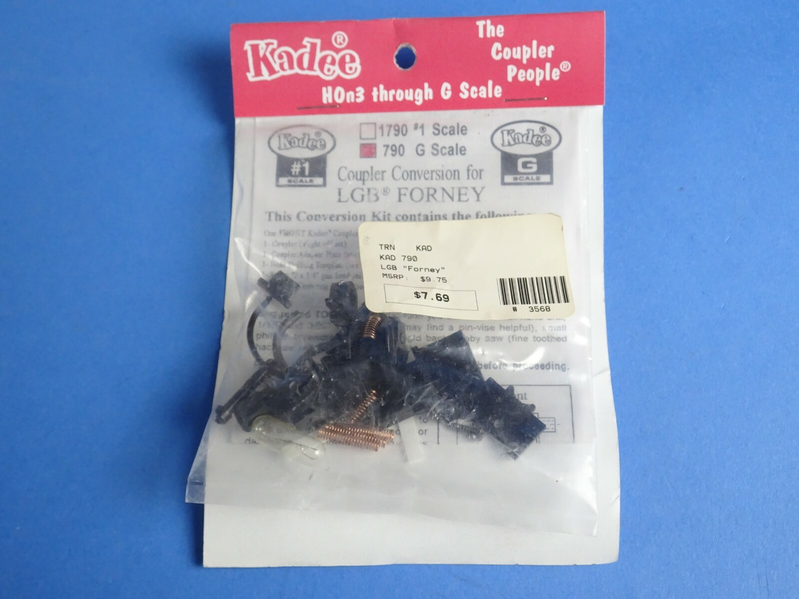 Kadee #790 G Scale Coupler Conversion Kit for LGB Forney 1-Pair SHIPS ...