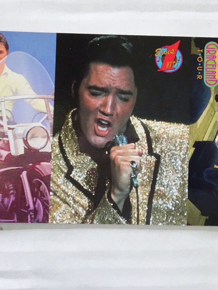 The Elvis Presley Collection Uncut Promo Trading Cards Strip 1992 | eBay