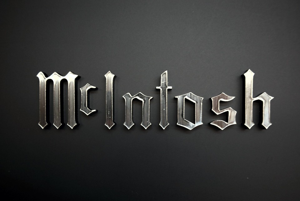 Logo McIntosh 140 x 35 mm letters 3D Self - adhesive | eBay