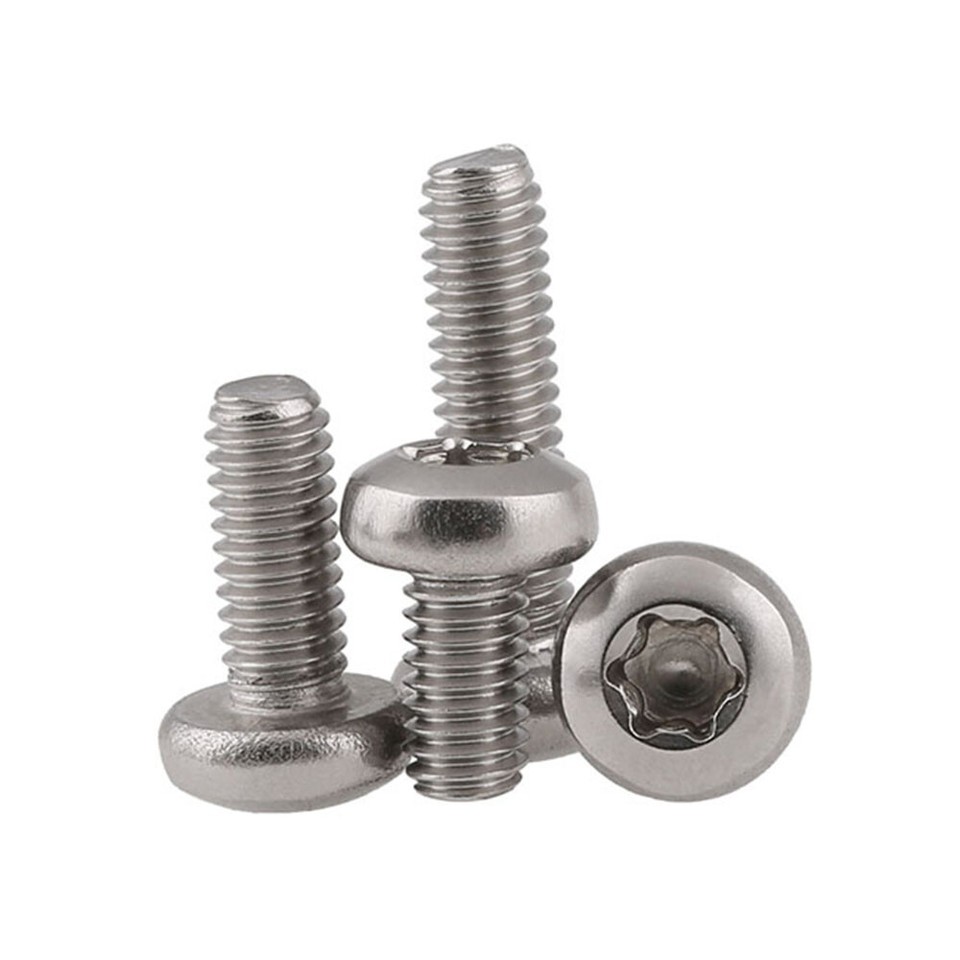 M8 X 10 to 50mm Torx Screws 304 Stainless Steel Pan Head Torx Screw ...