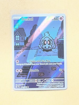 Pokémon Duskull SV: Shrouded Fable Illustration Rare Holo 60HP 068/064 ...
