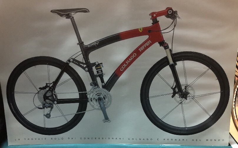 COLNAGO Poster Ferrari CT 1 Carbon CF 2 Petacchi Dekker Boogerd Freire ...