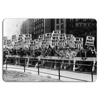 Prohibition Protest: 'We Want Beer' Rally Sign | eBay