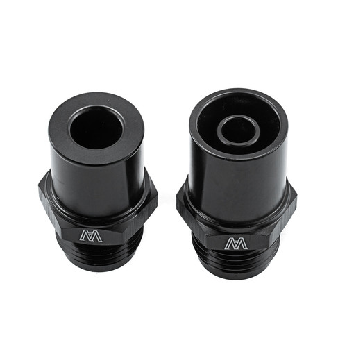 8AN Rocker Cover Breather Adapter Fitting AN8 Push In For Ford Barra BF ...