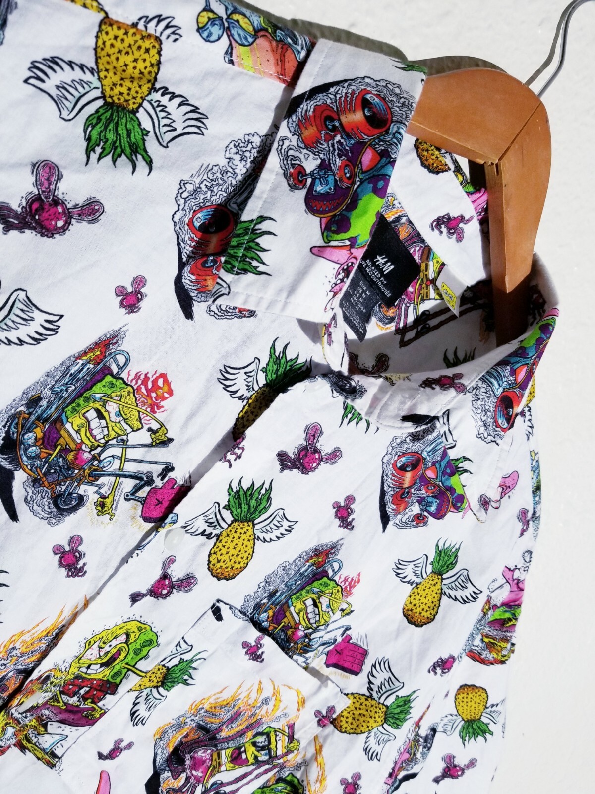 HTF acid trip high SpongeBob Patrick Hawaiian Camp S… - Gem