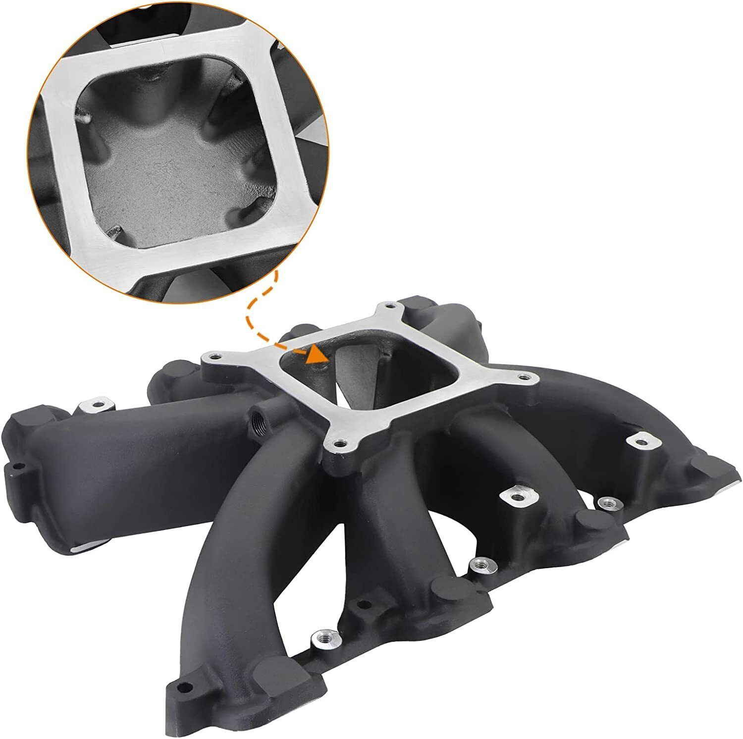 Single Plane Aluminum Intake Manifold For LS1 LS2 LS6 Cathedral Port ...