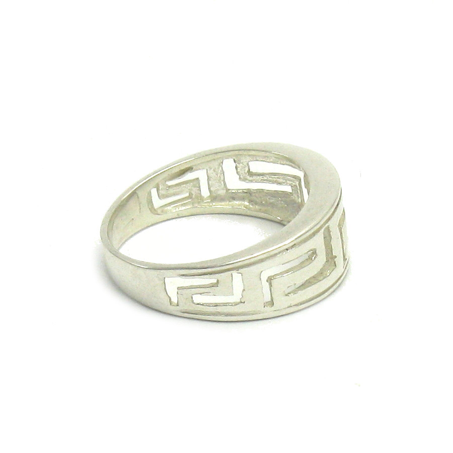 Real Genuine Sterling Silver Ring Band Meanders Hallmarked Solid 925 ...