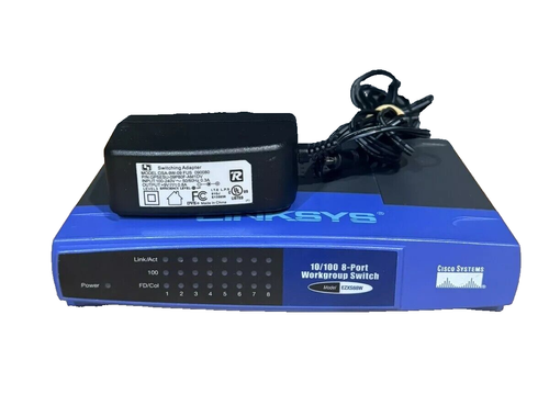 Cisco Linksys EZXS88W ver.3.0 10/100 8-Port EtherFast Workgroup Switch ...