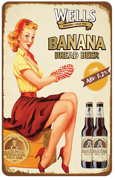 Tin Metal Sign Tin Poster Pin-up Girl Vintage Metal Plaque Home Club ...
