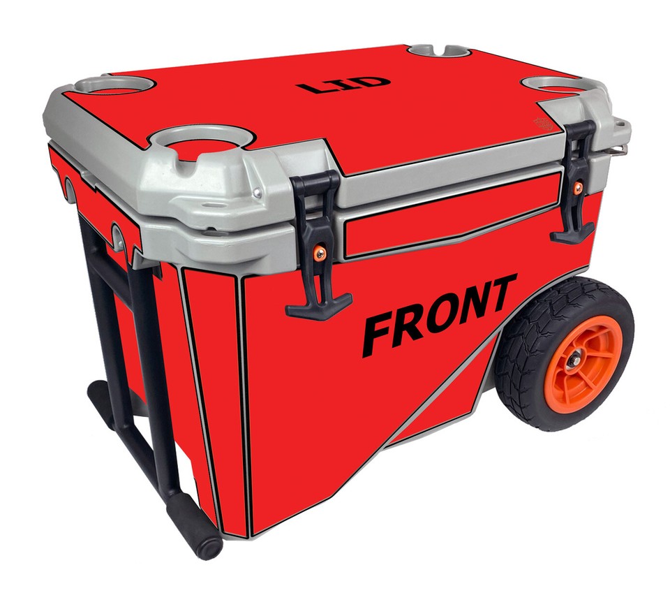 Vinyl Cooler Wrap fits Ozark Trail 45qt Wheeled | Decal Skin FULL ...