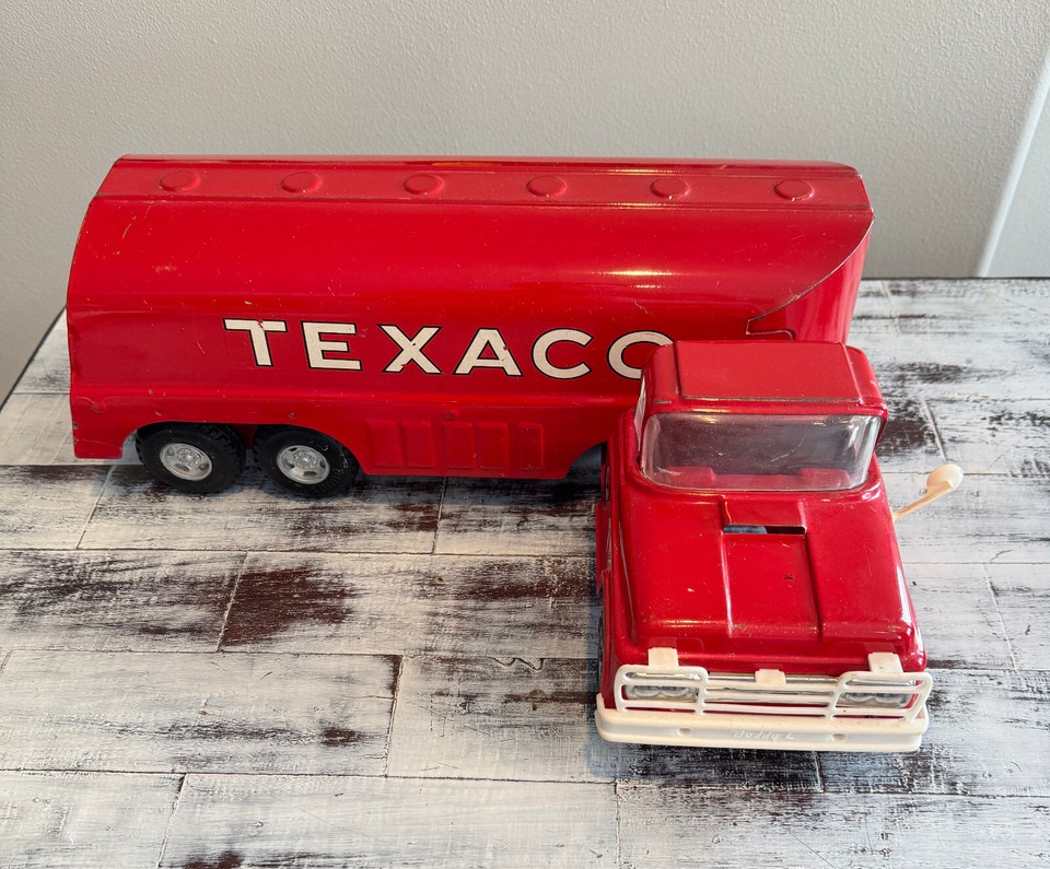 Vintage BUDDY L Pressed Steel Steel Texaco Tanker Toy Truck | eBay