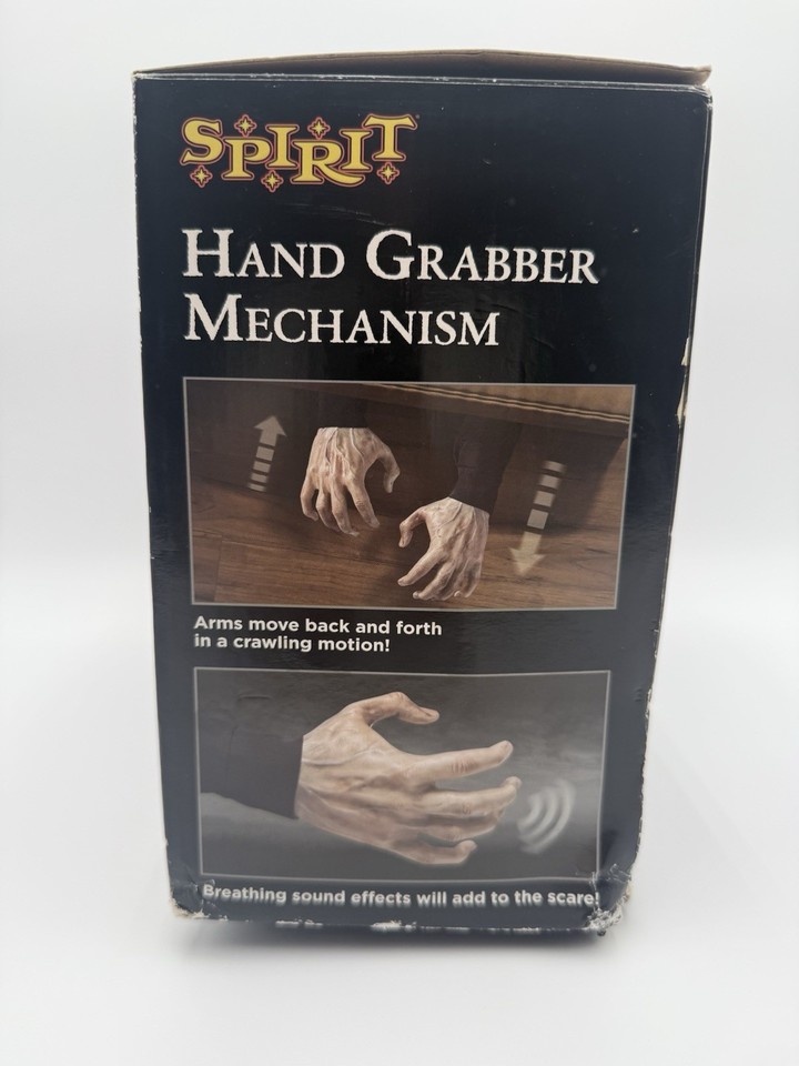 Spirit Halloween Animated Hand Grabber Mechanism Halloween Scary Prop ...