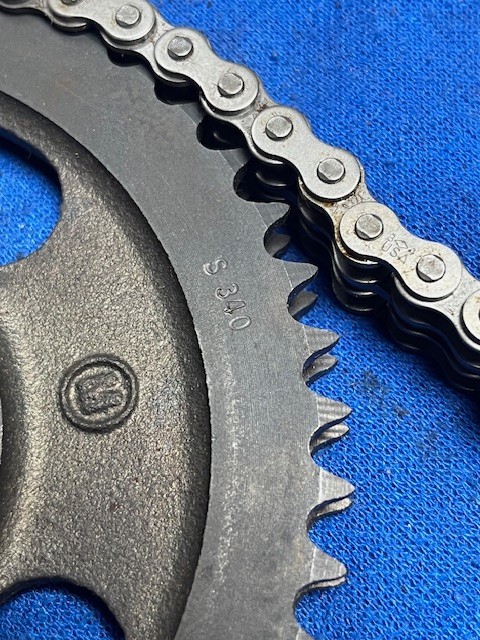 TRW S339 S340 NOS 3-Bolt Big Block Mopar Double Roller Timing Chain Set ...