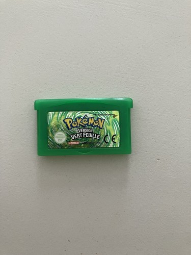 Pokémon Version Vert Feuille FRA Nintendo Game Boy Advance 100% ...
