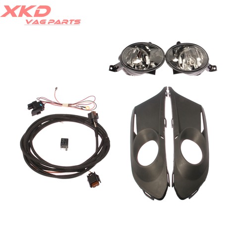 Fog Light Lamp Two Grille Full Kit For VW Jetta MK6 5K0941699 | eBay