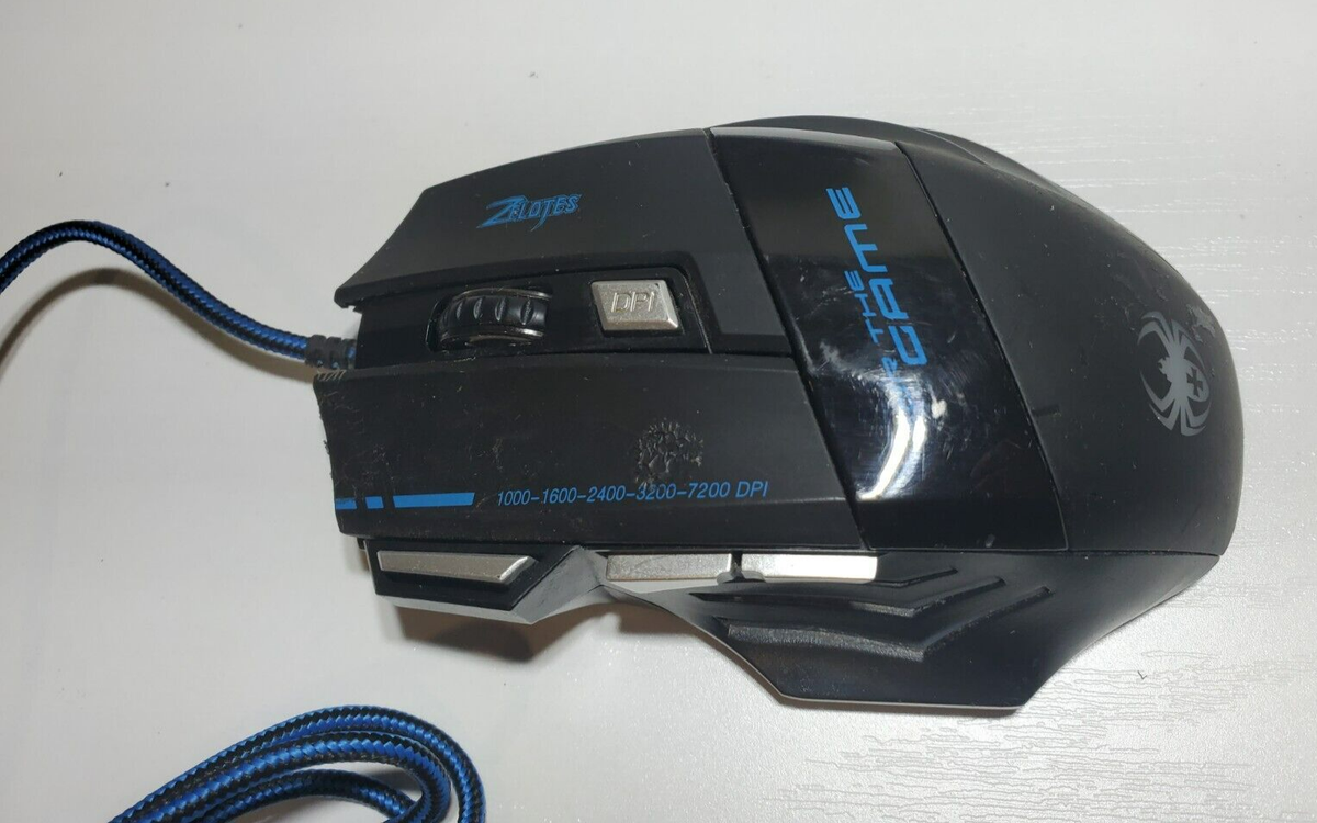 Zelotes T80 Backlight 7200 Dpi 7 Button Mouse Gamer Gaming